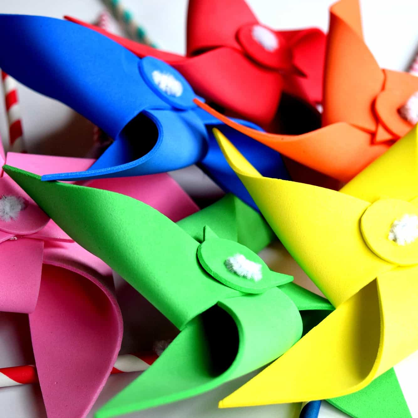 Pinwheel Craft Without Pins