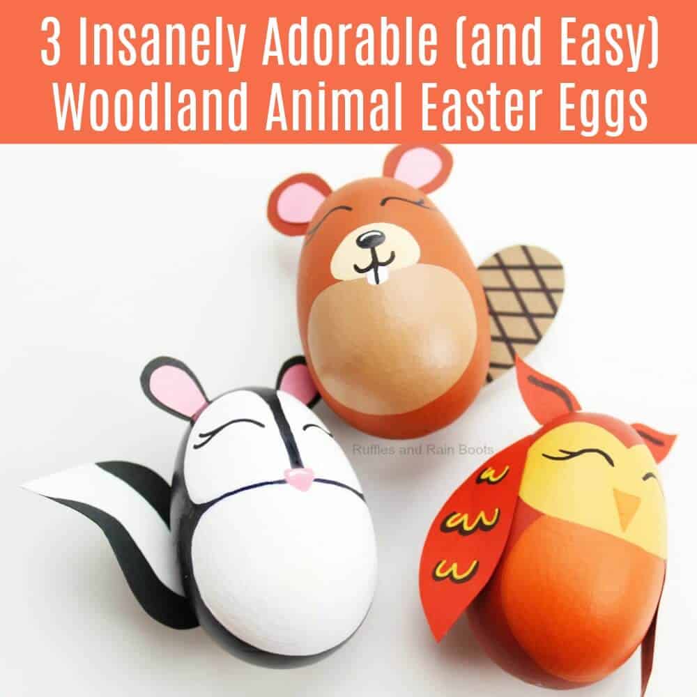 Make These 3 Insanely Adorable Animal Easter Eggs