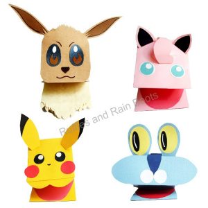 4 Amazing and Adorable Pokemon Paper Puppets