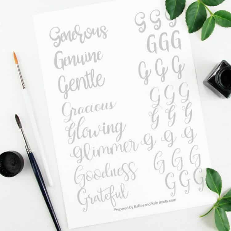 Hand Lettering Archives - Page 5 of 8 - Ruffles and Rain Boots