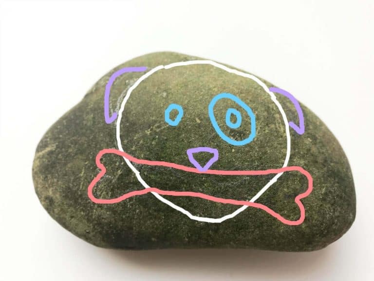 Dog Rock Painting Tutorial - Easy, Step-by-Step Dog