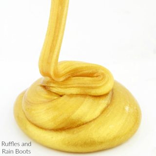 Truly Gold Slime - Gold Slime with Mica Powder and Glitter
