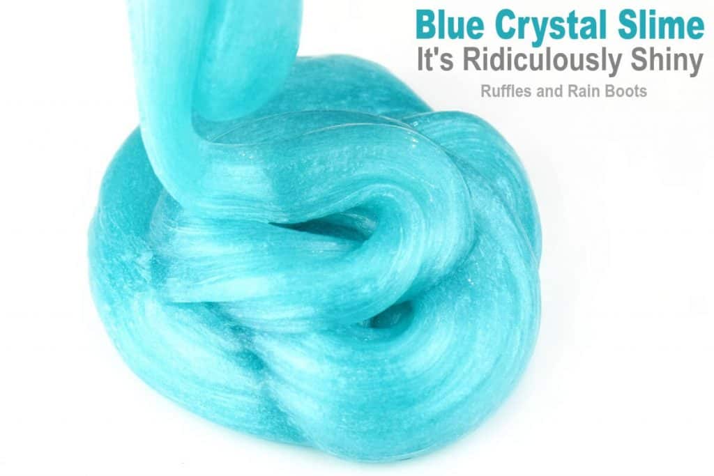 Blue Crystal Slime Recipe - Ruffles and Rain Boots