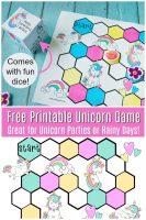 Free Printable Unicorn Party Game