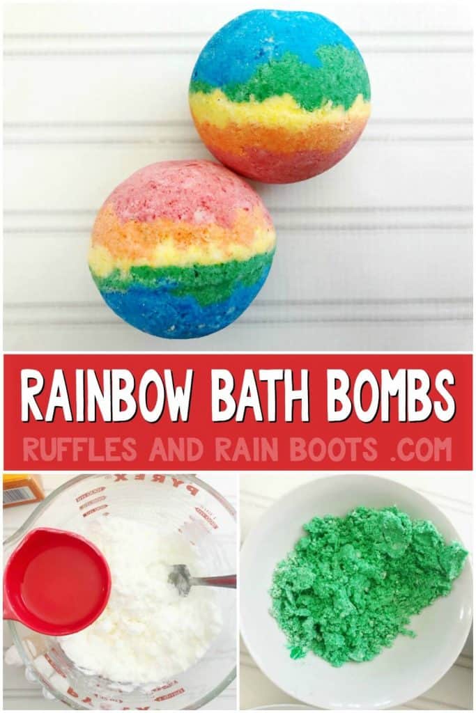 Rainbow Bath Bombs Recipe - WOW Worthy Craft