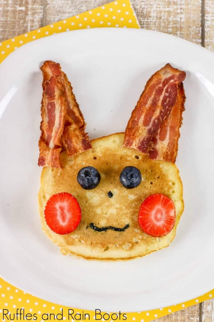 Pikachu Pancakes - A Fun Pokémon Birthday Breakfast