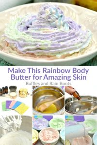 Rainbow Body Butter Recipe - An Easy DIY Bath Recipe