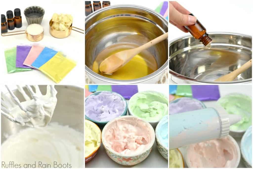 Rainbow Body Butter Recipe - An Easy DIY Bath Recipe