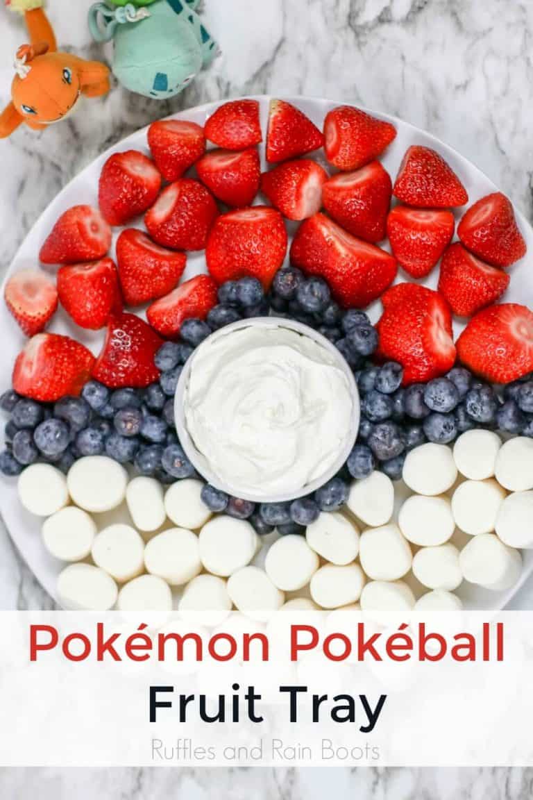 Easy Pokémon Fruit Tray and Dip Recipe
