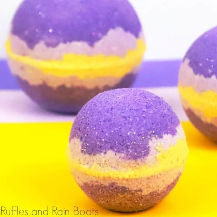 Disney-Inspired Rapunzel Bath Bombs - WOW!