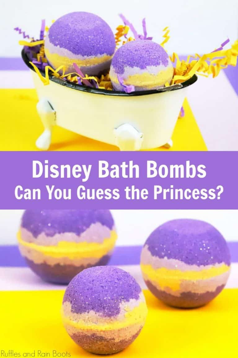 Disney-Inspired Rapunzel Bath Bombs - WOW!