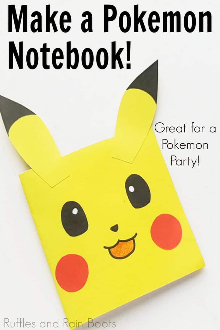 Pokemon Notebooks are the Perfect Pokemon DIY