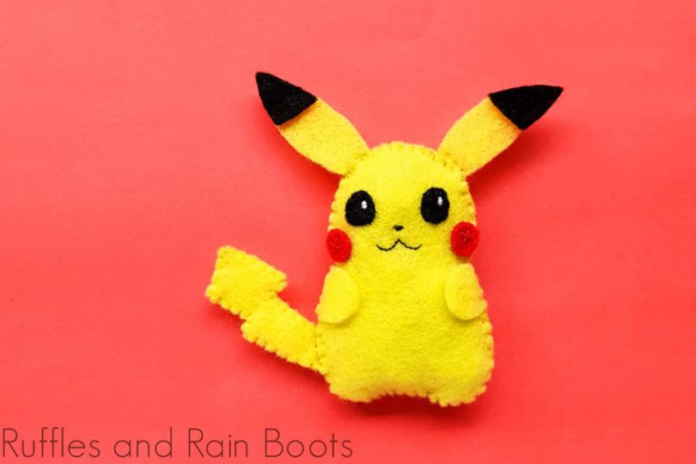 Use This Pikachu Pattern for a Fun Beginner Sewing Pokemon Craft