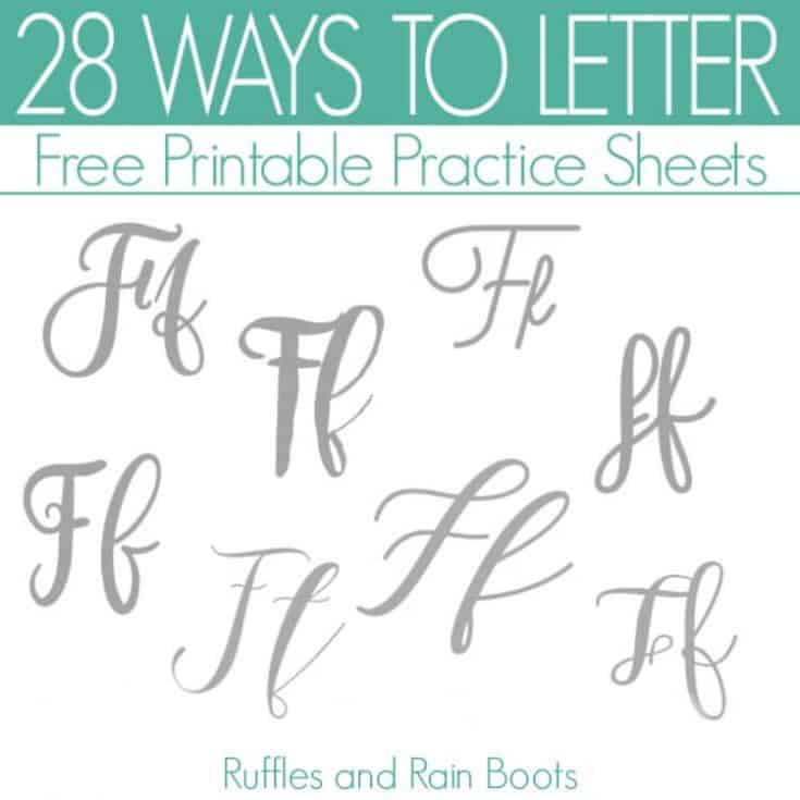 Hand Lettering Archives - Ruffles and Rain Boots