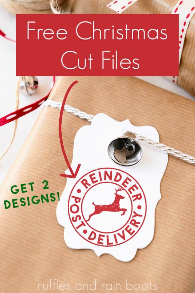 Adorable Reindeer Delivery Christmas SVG for Cricut