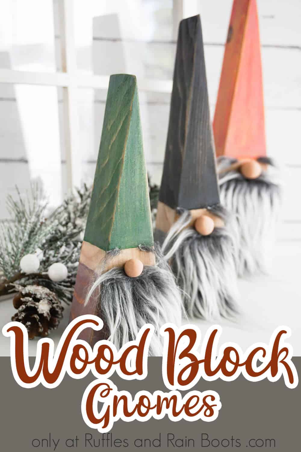 DIY Wood Block Gnomes You Can Make In Minutes!