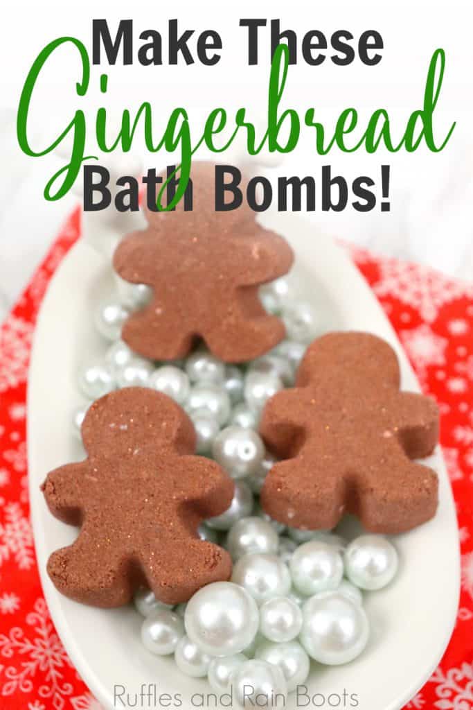 These Gingerbread Bath Bombs Make Great Stocking Stuffers!