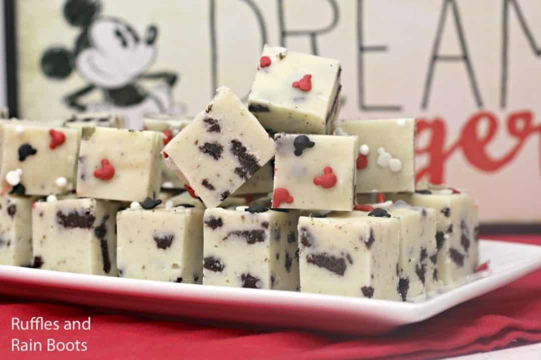Make This Easy Mickey Mouse Fudge for Mickey's Birthday!