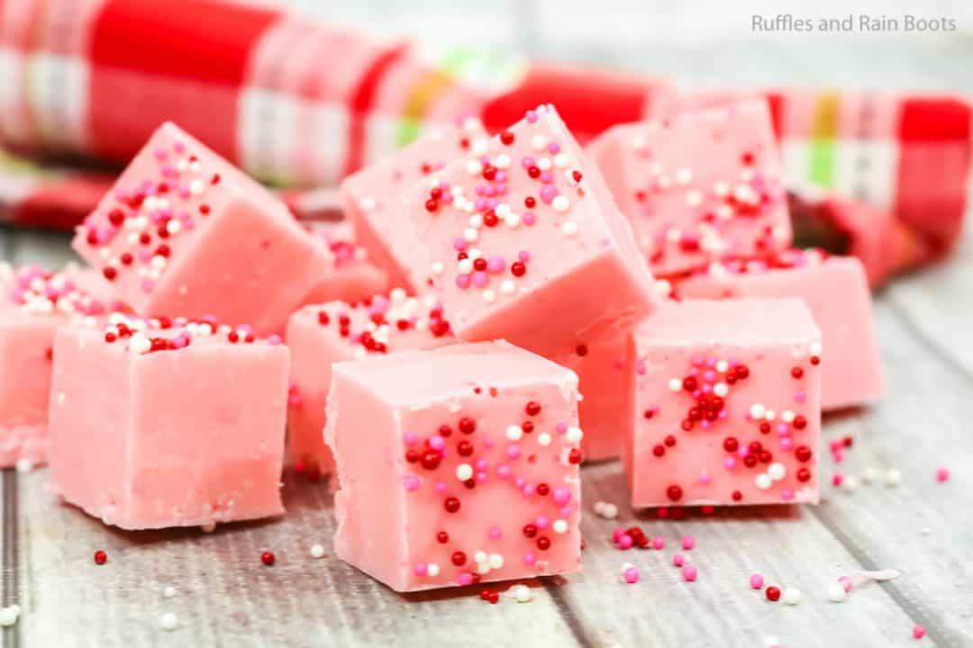 This Pink Lemonade Fudge is Easy and Insanely Yummy!