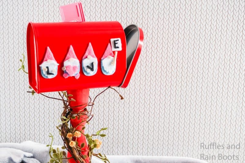 Make this Adorable Gnome Valentine Mailbox in Minutes!