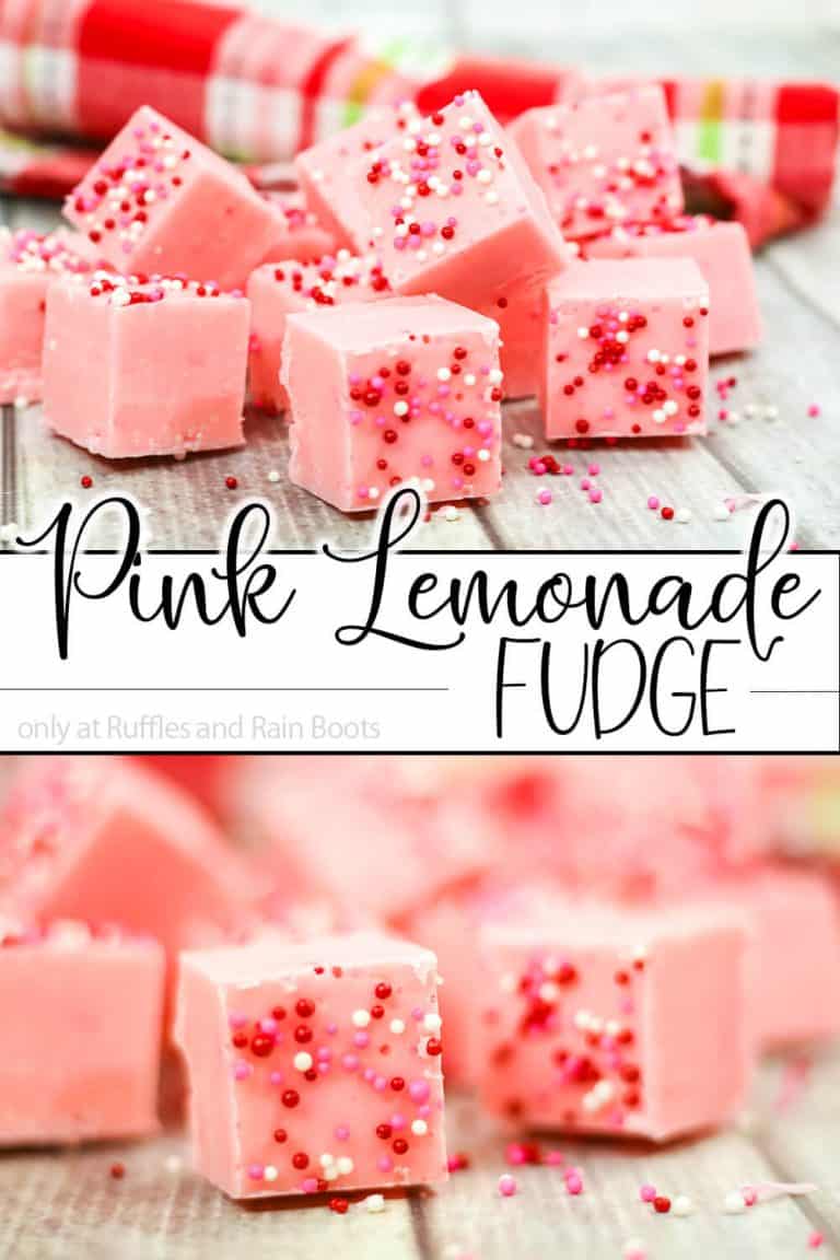 This Pink Lemonade Fudge is Easy and Insanely Yummy!