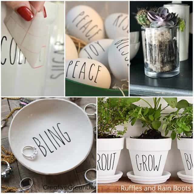 These Rae Dunn Farmhouse Crafts are the Easiest DIY Ideas and So Fun!