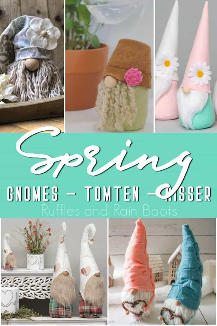 Spring Gnomes to Help Your Decor Bloom - Ruffles and Rain Boots
