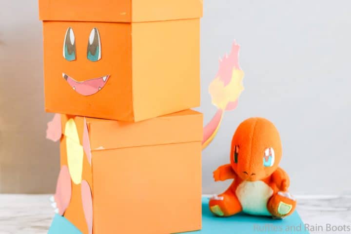Pokemon Charmander Valentine Box to Catch Classroom Cards