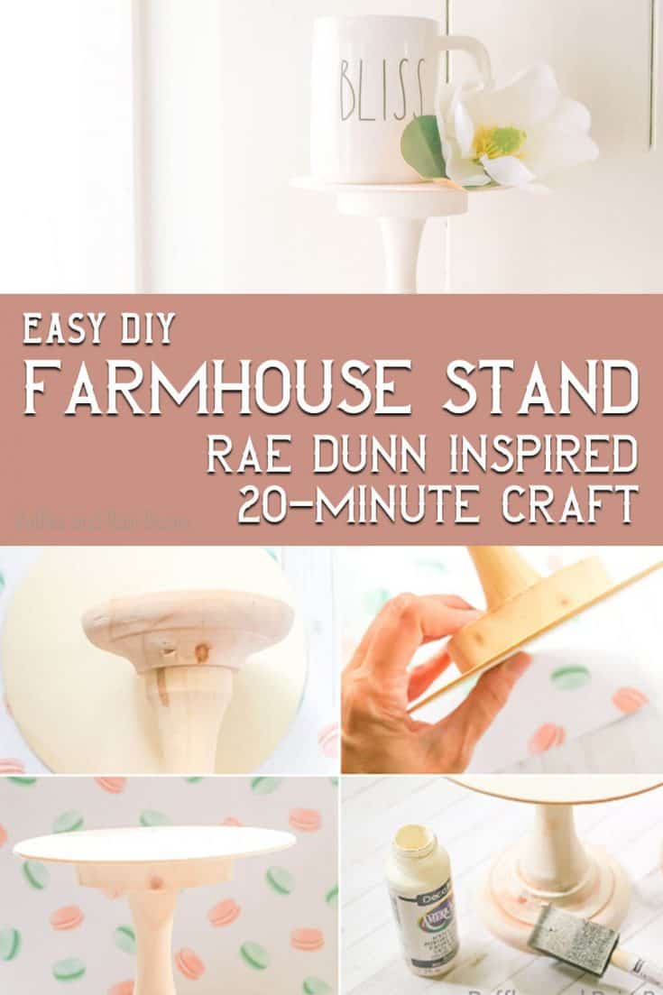 Make This Rae Dunn Inspired DIY Farmhouse Stand