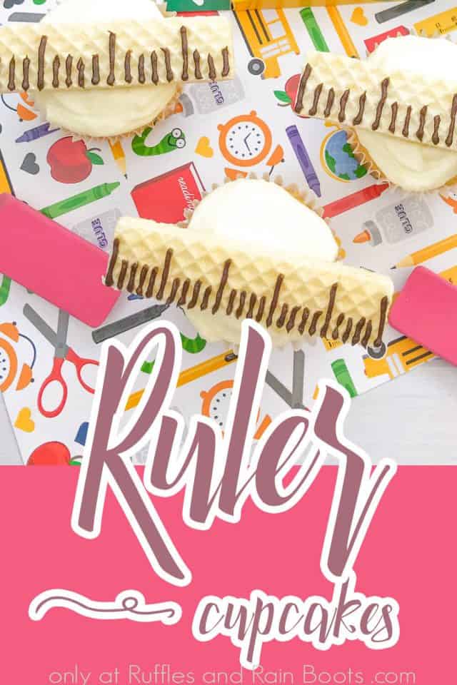 Easy Teacher Appreciation Cupcakes - Ruffles and Rain Boots