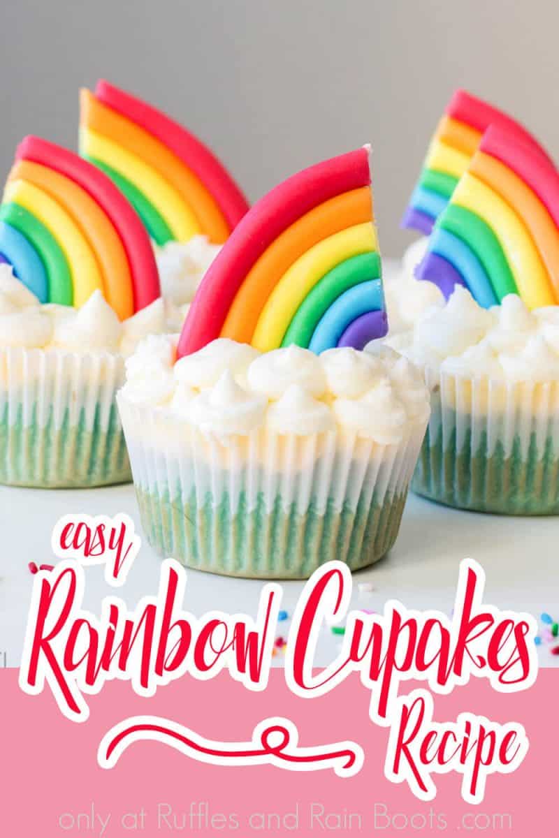 Make These Adorable Rainbow Cupcakes Super Quick!