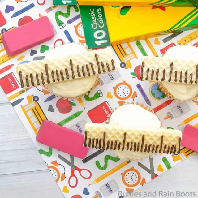 Easy Teacher Appreciation Cupcakes - Ruffles and Rain Boots