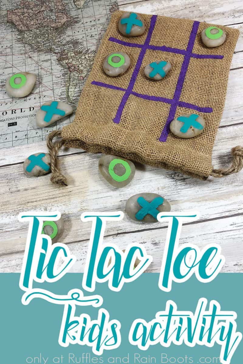 This DIY Tic Tac Toe Kids Activity is the Best Boredom Buster!