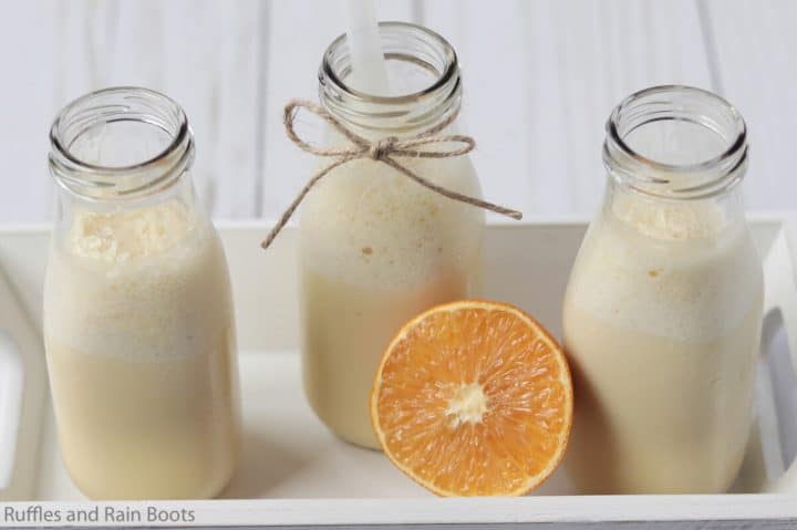 Orange Creamsicle Milkshake Recipe - Yum!