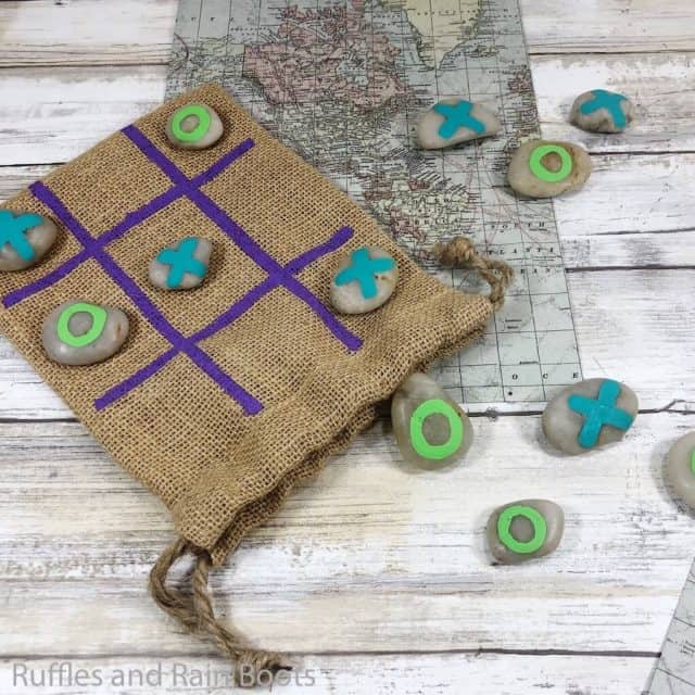 This DIY Tic Tac Toe Kids Activity is the Best Boredom Buster!