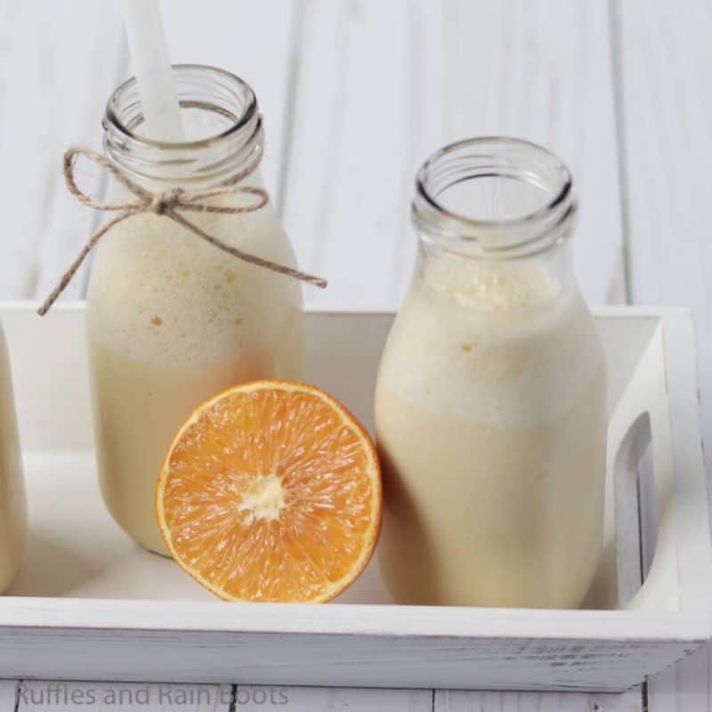 Orange Creamsicle Milkshake Recipe - Yum!