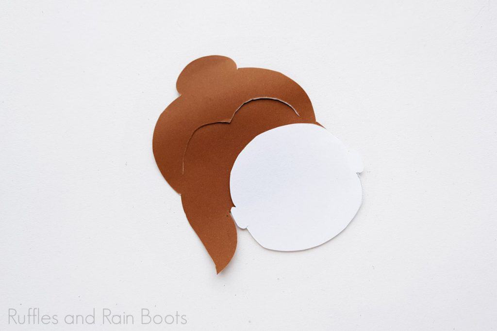 Princess Belle Paper Roll Craft with Free Templates