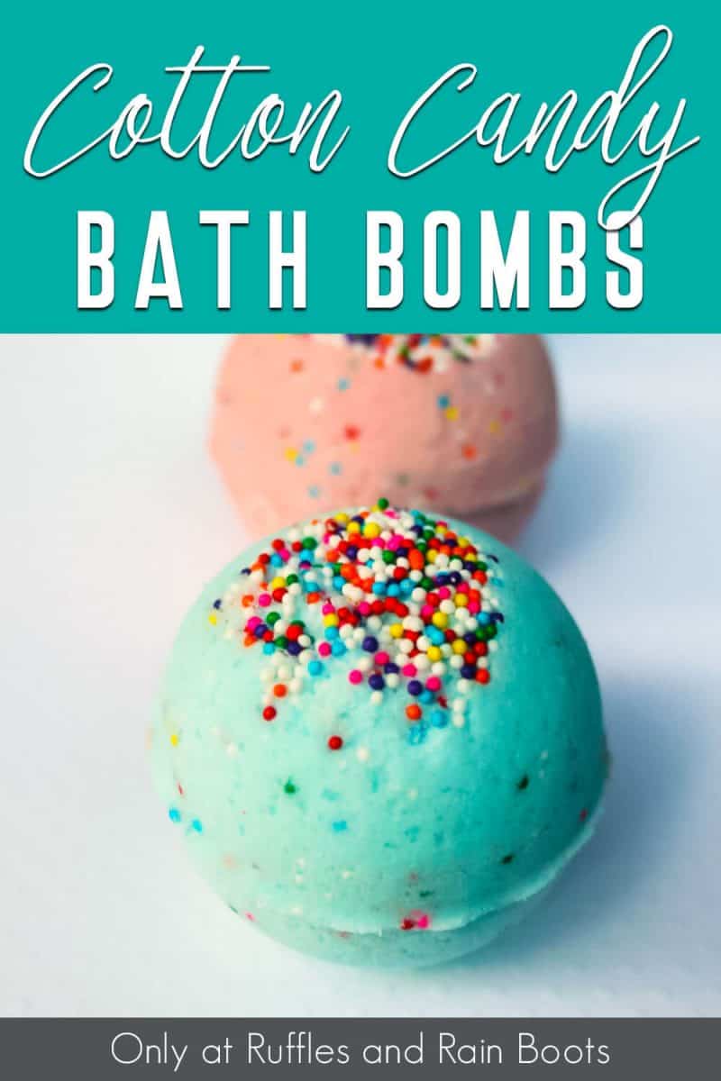 Make Easy Cotton Candy Bath Bombs for a Fun Bath Time Treat!