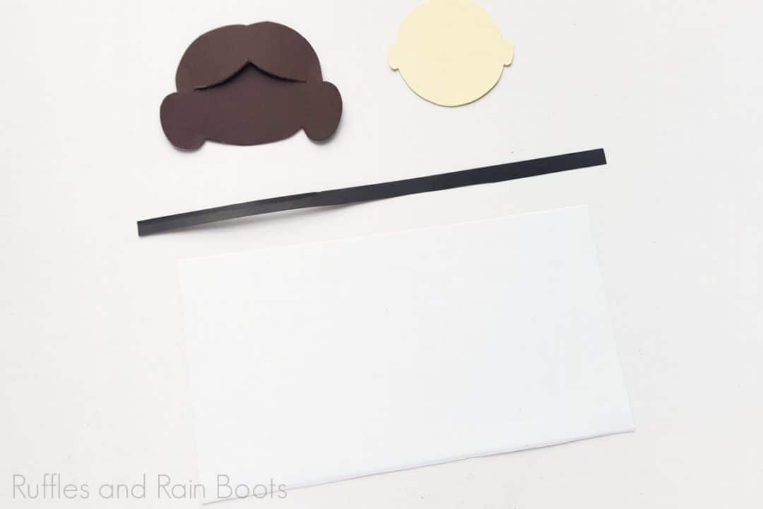 Princess Leia Paper Roll Doll Craft - Ruffles and Rain Boots