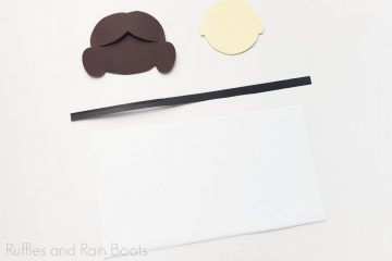 Princess Leia Paper Roll Doll Craft - Ruffles and Rain Boots