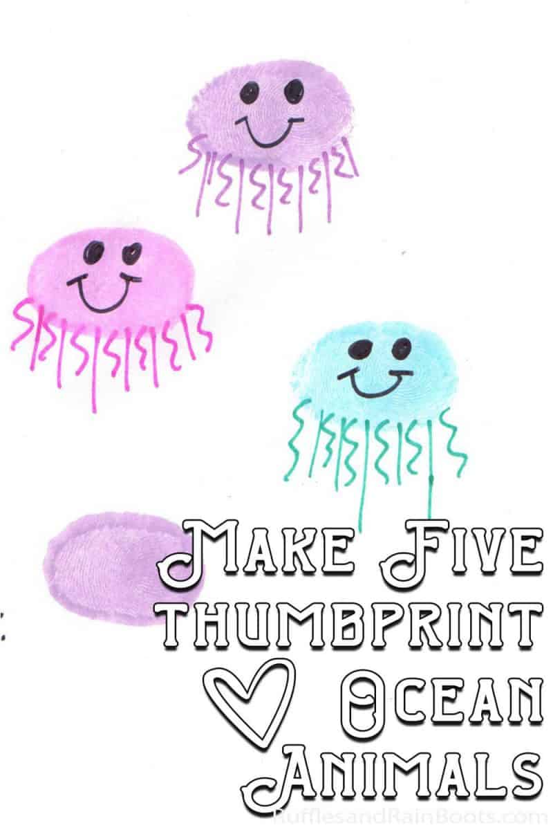 Have Some Undersea Fun Making Ocean Thumbprint Animals