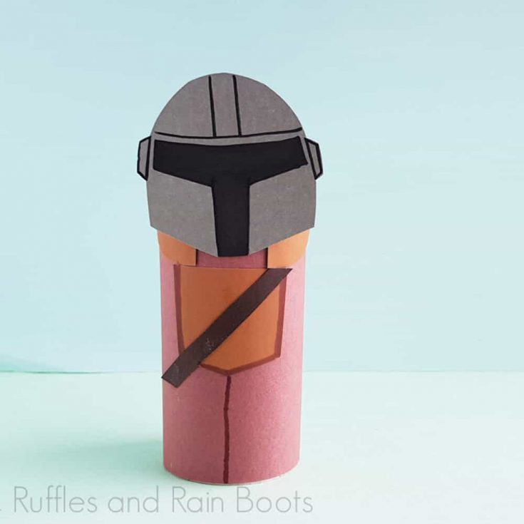 This Easy Mandalorian Paper Craft Is The Easiest Mandalorian Doll!