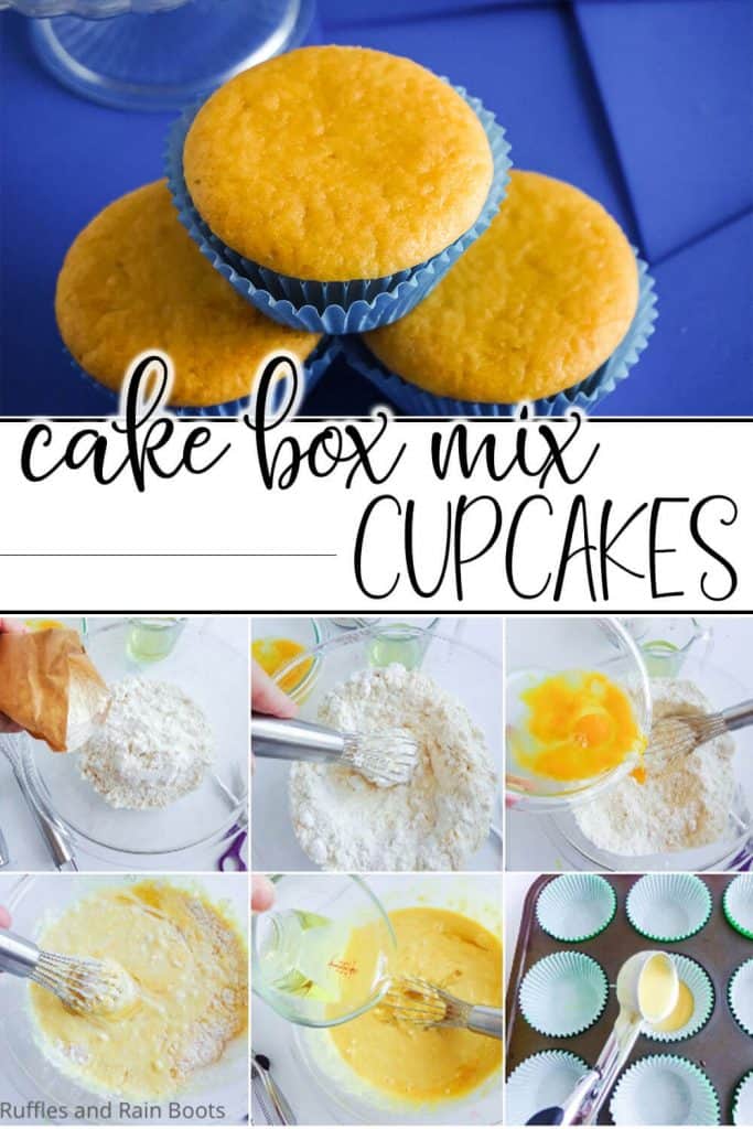 Cake Box Mix Cupcakes Recipe - Ruffles and Rain Boots