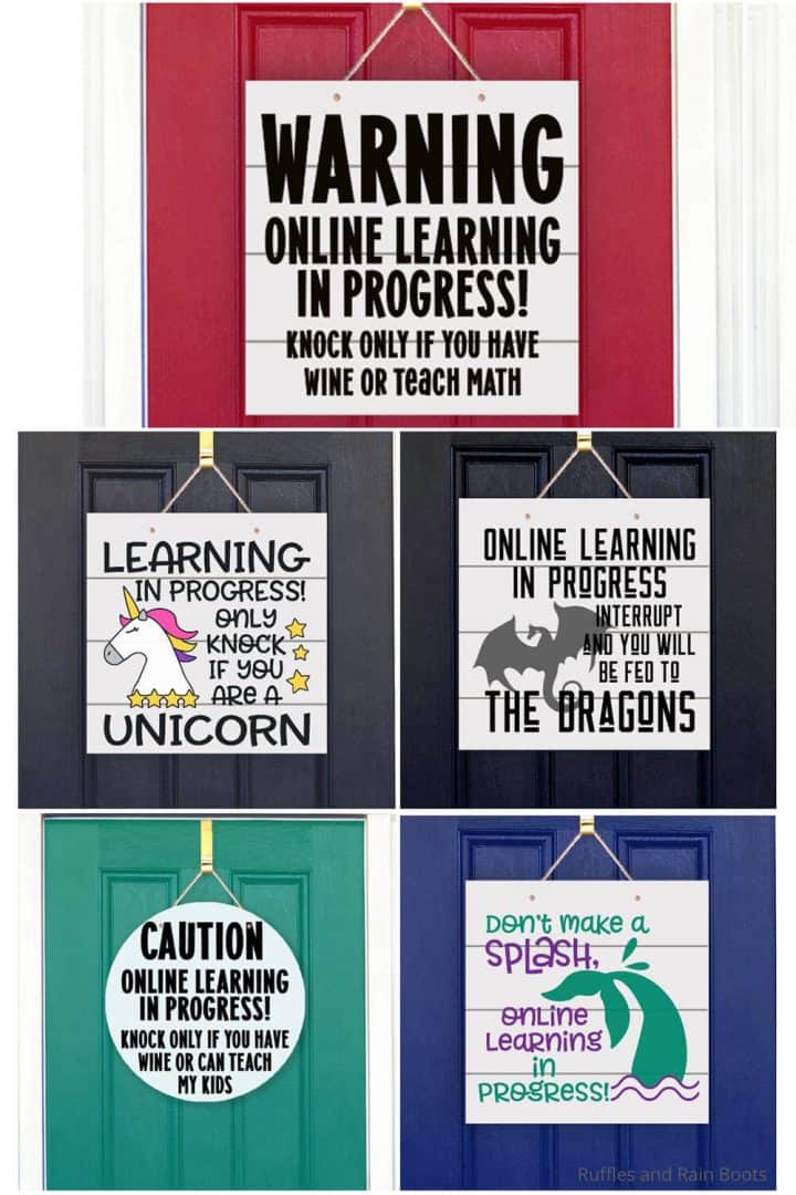 These Online Learning SVG Sets for Cricut or Silhouette are Perfect!