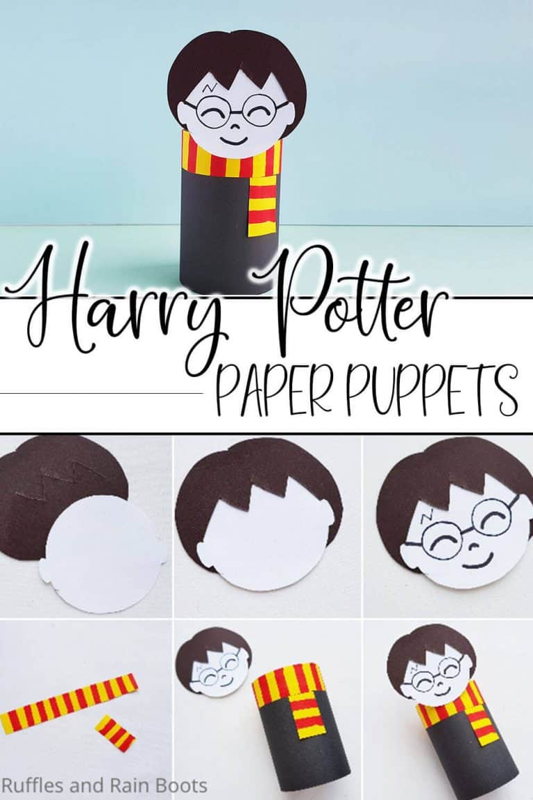 Make a Fun and Easy Harry Potter Puppet Using a Free Printable