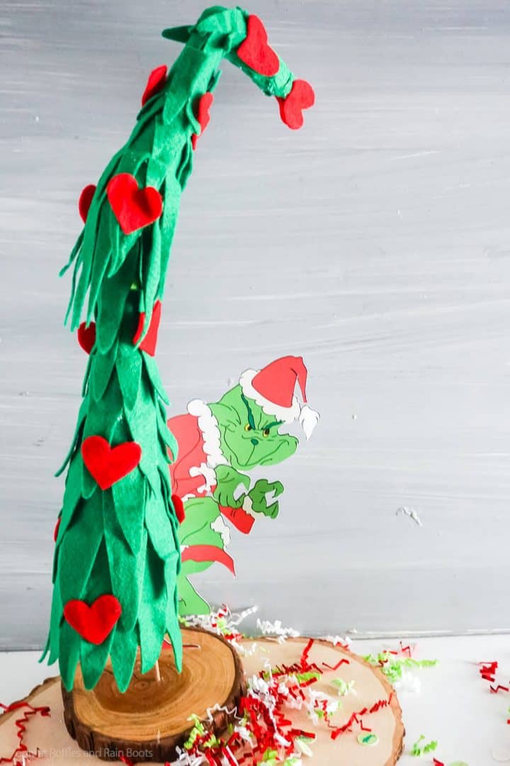 This DIY Grinch Tree is a Who-Tastic Grinch Craft!