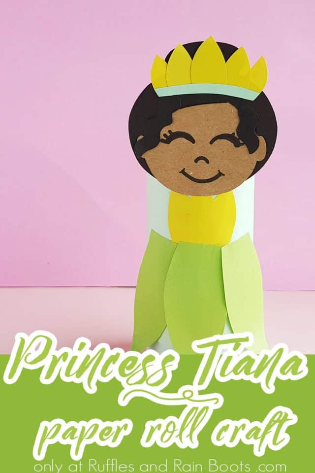 This Fun Princess Tiana Cardboard Tube Craft for Kids is a Great ...