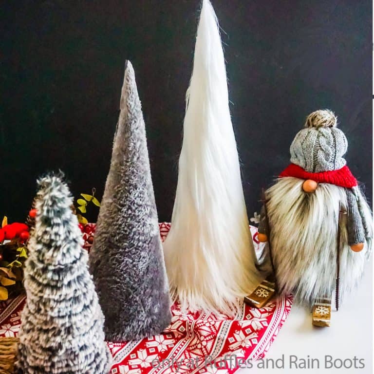 DIY Faux Fur Trees - 5-Minute Craft Made 3 Ways!