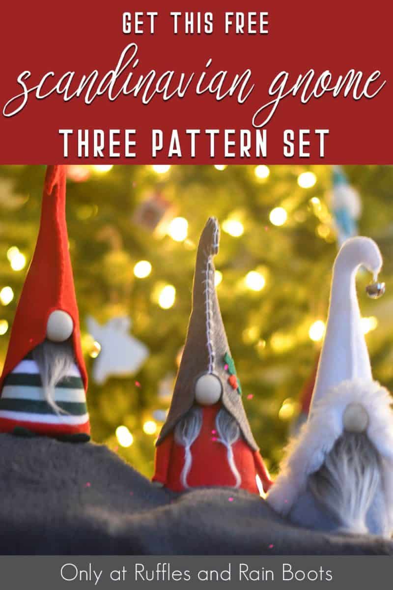 Free Gnome Patterns for DIY Gnomes - Ruffles and Rain Boots