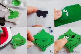 Make This Quick and Easy Tile Grinch Ornament Fast as a Flash!